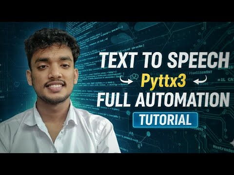 Python Text to Speech Bangla: pyttsx3 Tutorial - YouTube