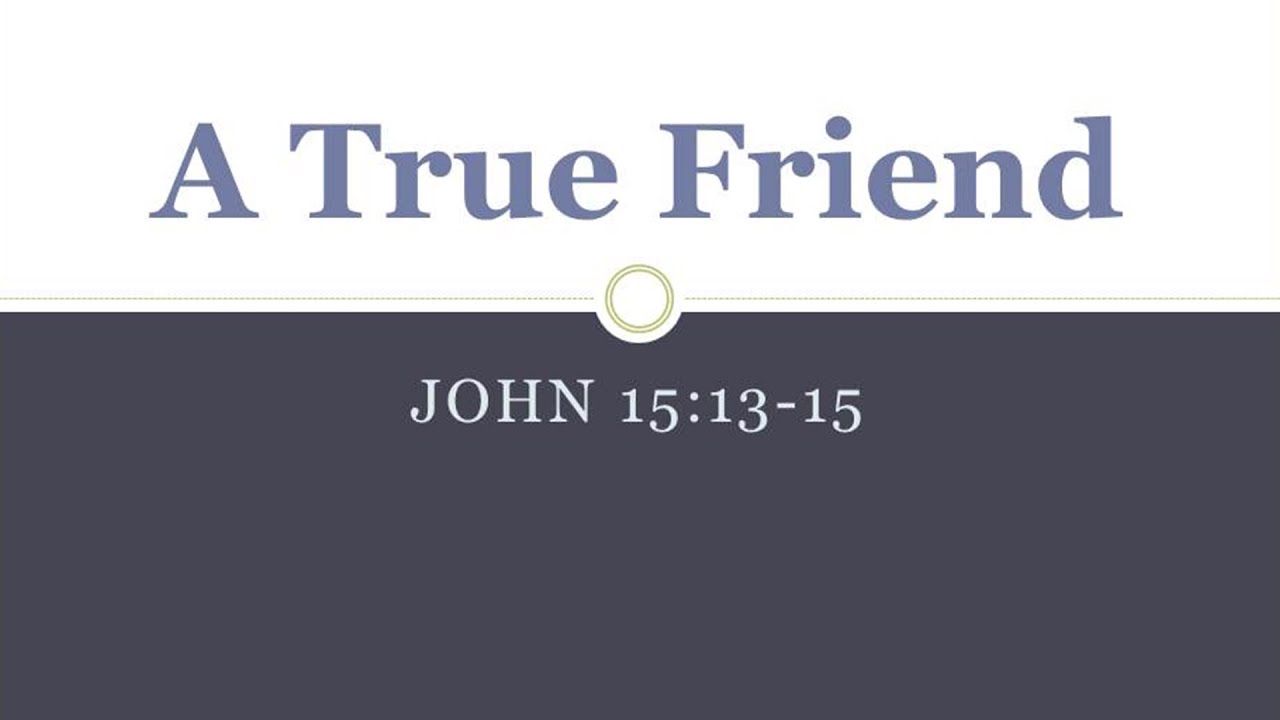 3.30.14 AM | A True Friend - Pastor John Forsee - YouTube