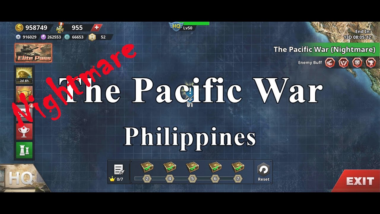 WC4 The Pacific War - Stage 3: Philippines (Nightmare) - YouTube