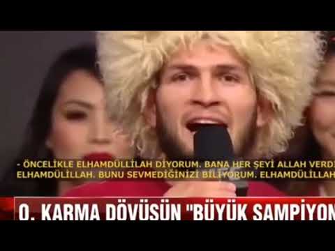Khabib Nurmagomedov Galatasaray Schalke Maçı İçin İstanbula Geliyor