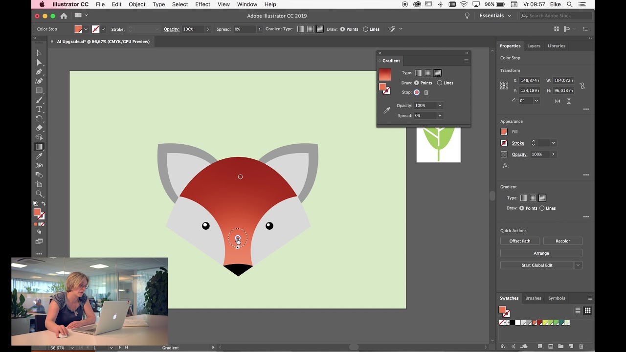 What's new in Illustrator? Freeform Gradient - YouTube