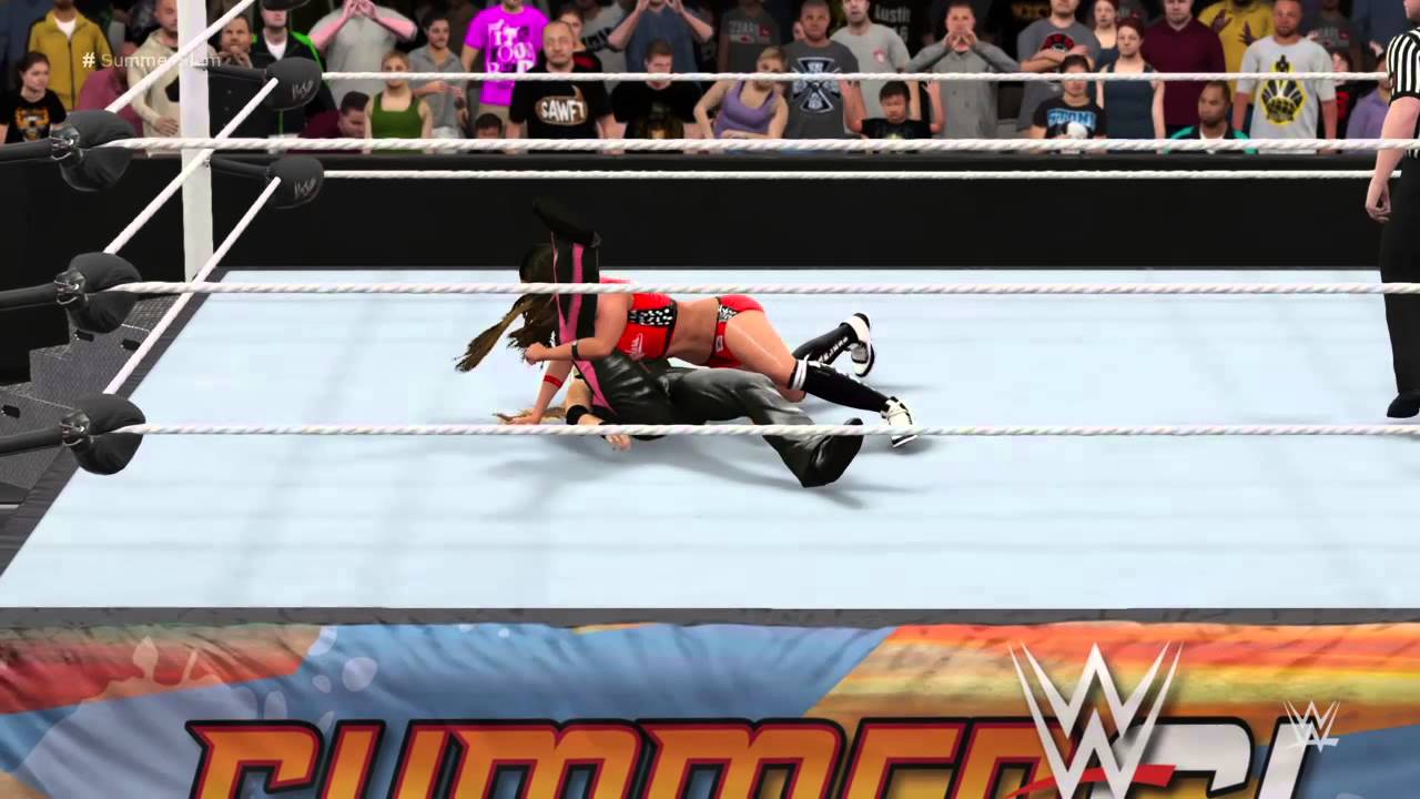 WWE 2K16 Trish Stratus vs Nikki Bella for the Divas championship - YouTube
