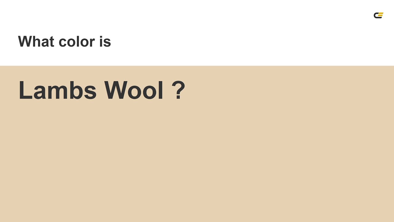 Lambs Wool color #e6d1b2 hex color - Yellow color - Cool color e6d1b2 ...