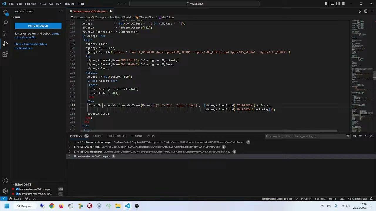 REST Dataware 2.1 - Matando o Delphi, Autenticacao Token simples e facil - YouTube