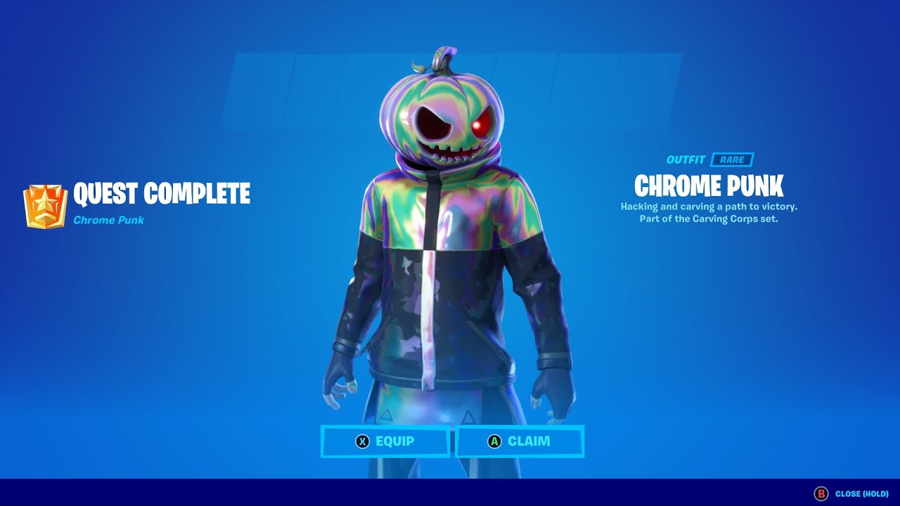 New FORTNITE "CHROME PUNK" Gameplay! *GIVEAWAY*FREE*SHOP*ITEMS* - YouTube