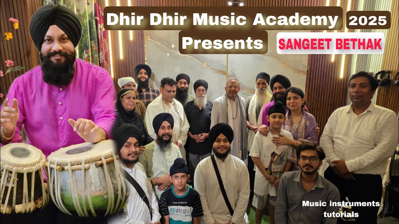 Dhir Dhir Music Academy presents SANGEET BETHAK #music #tabla #music # ...