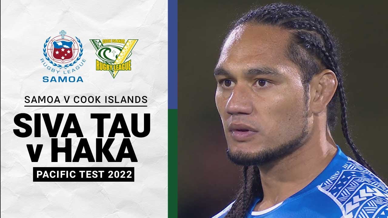 Samoa v Cook Islands | Siva Tau v Haka | Pre-game War Dances | Pacific ...