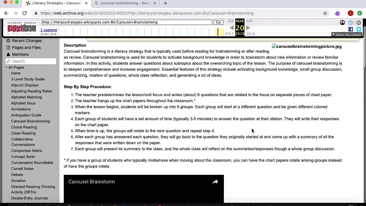 Carousel Brainstorming - YouTube