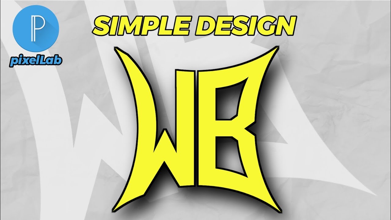 SIMPLE DESIGN || PixelLab - YouTube