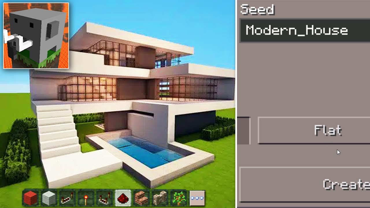Modern Minecraft Mansion Seed