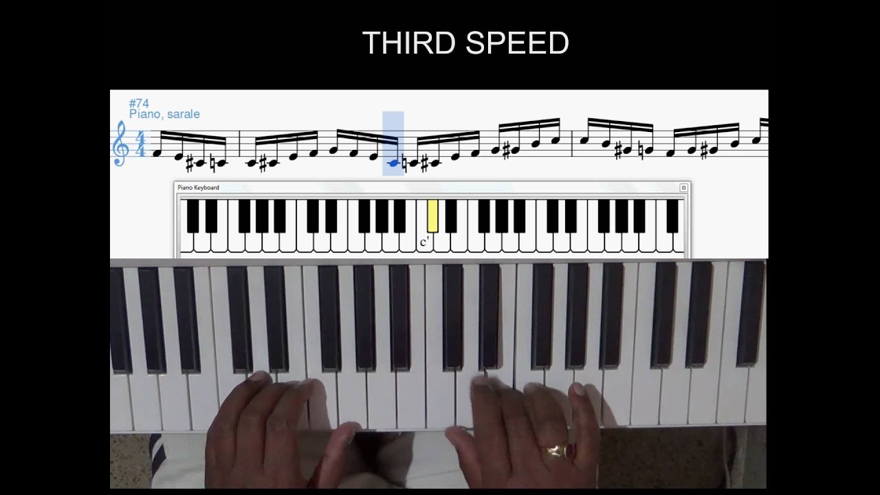 Carnatic Classical Piano Keyboard easy Saralevarase tutorial - YouTube