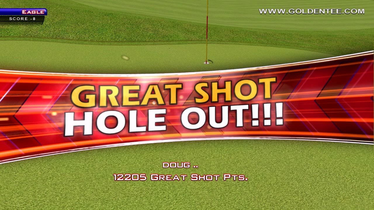 Golden Tee Great Shot on Palm Springs! - YouTube