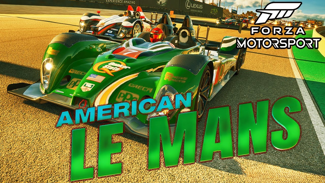 FORZA MOTORSPORT - AMERICAN LE MANS - YouTube