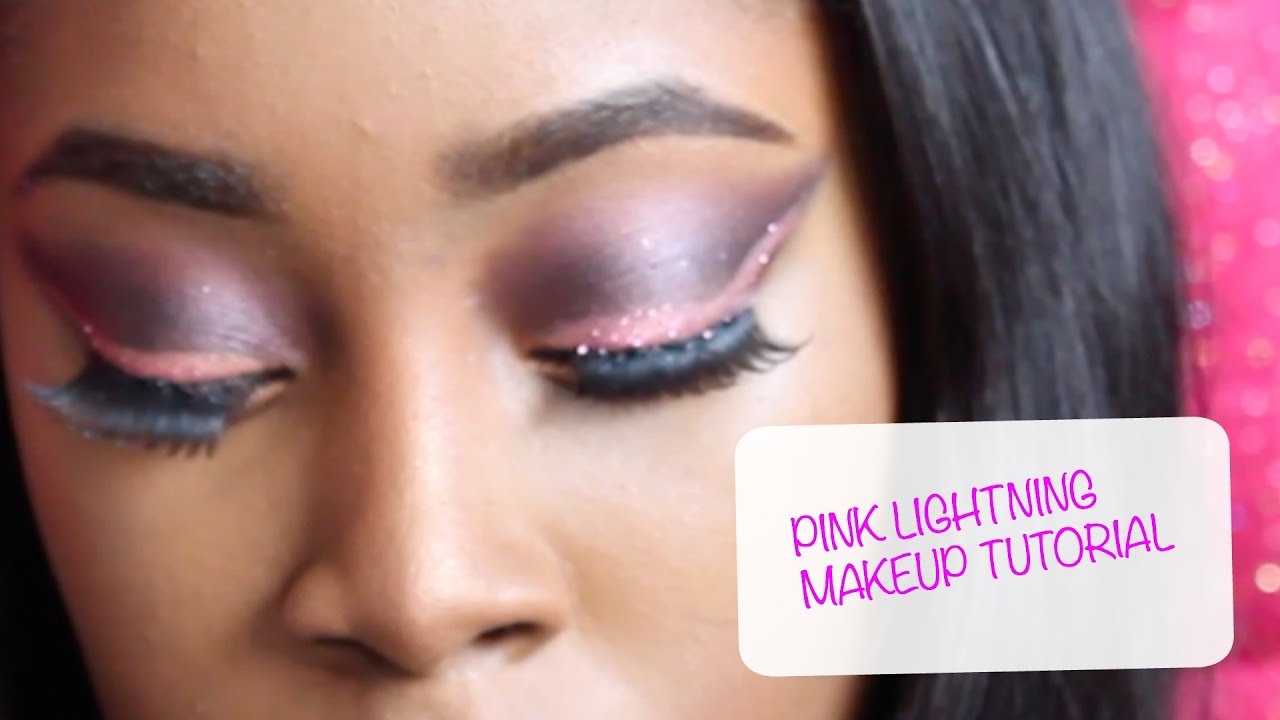 Pink Lightning Makeup Tutorial Youtube 5584