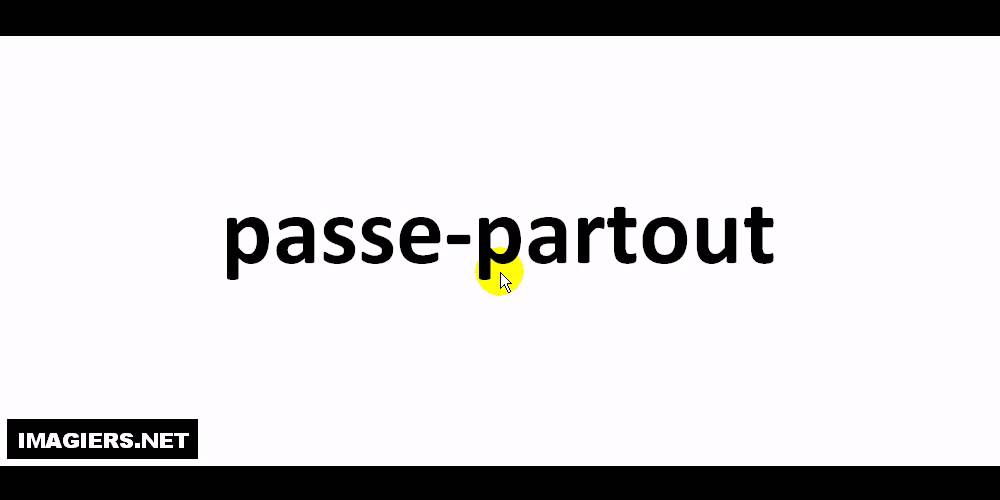 French pronunciation = passe partout - YouTube