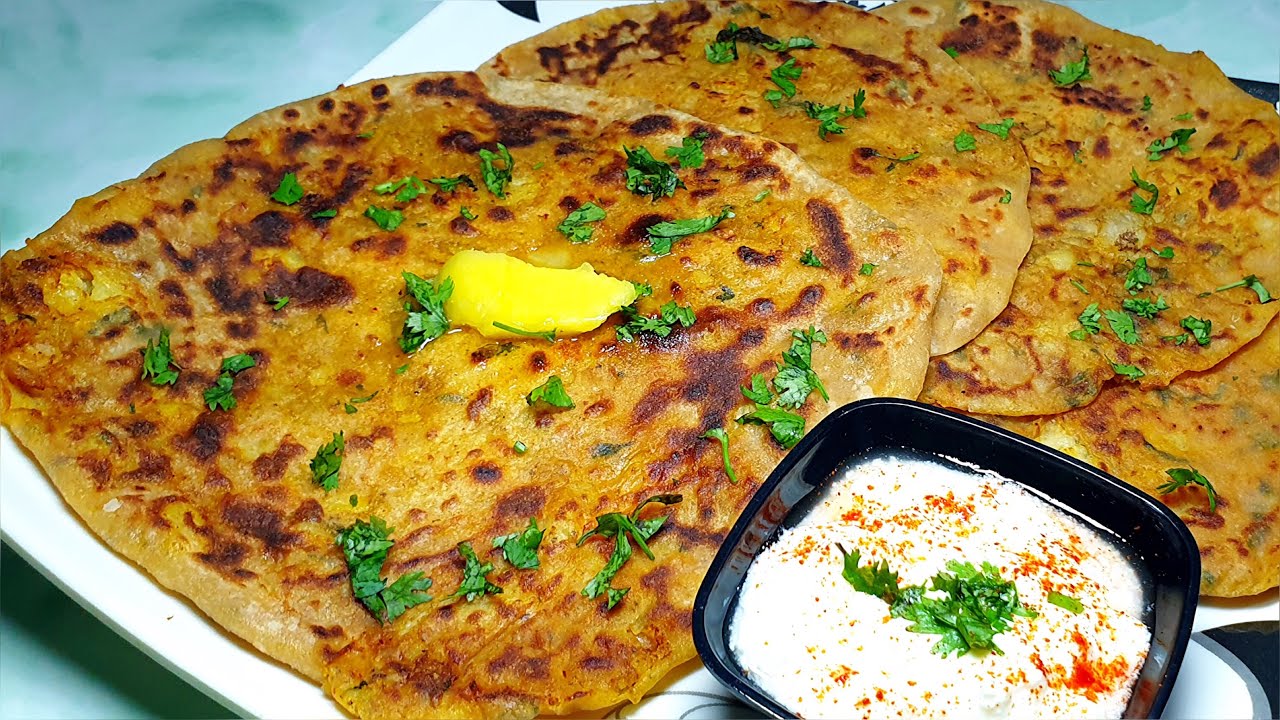 Easy Aloo paratha recipe ||North Indian breakfast recipe || How to make ...