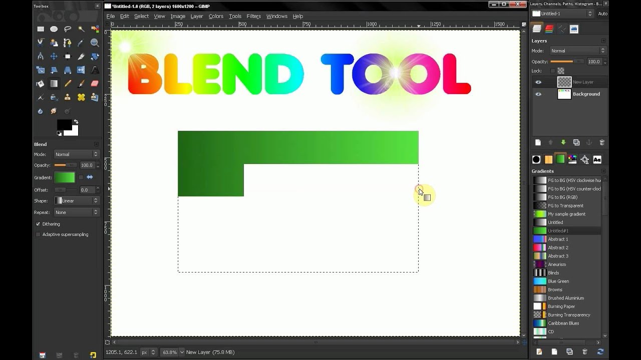 Blend Tool PART 1 GIMP Beginners Guide Ep55 YouTube blend-tool-part-1-gimp-beginners-guide-ep55-youtube