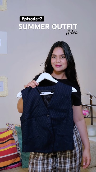 Quick Summer/ Spring Outfit | Vest & Denim Style | Minisha Pathak #grwm #shorts #fashion #outfit ...