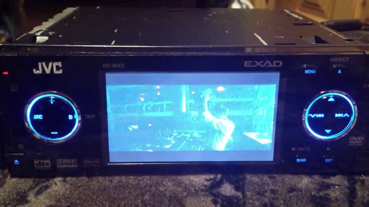 JVC KD-AVX2 test2 - YouTube