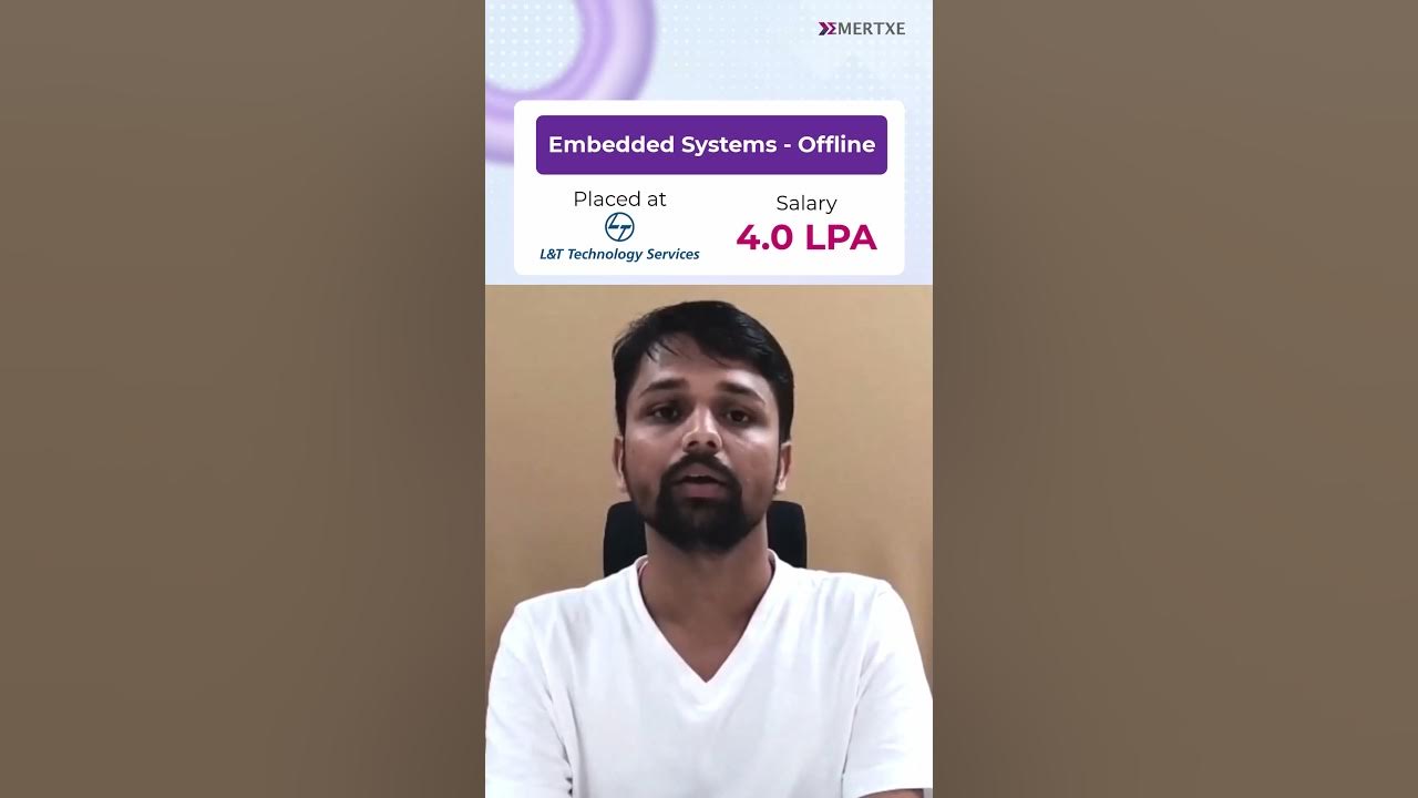 Best EMBEDDED SYSTEMS Training Institute | Guruprasad KM Placed at Ltts - YouTube