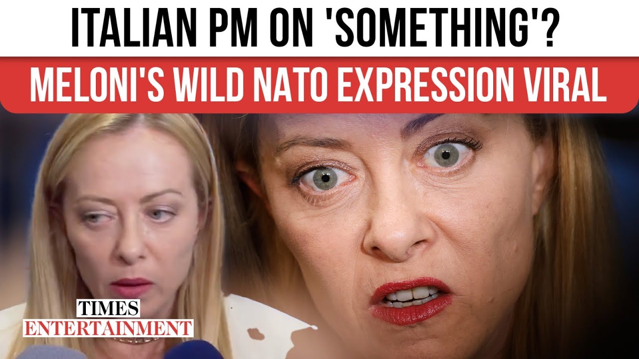 Caffeine? Stress? DRUGS? Giorgia Meloni’s BIZARRE NATO Video Triggers ...