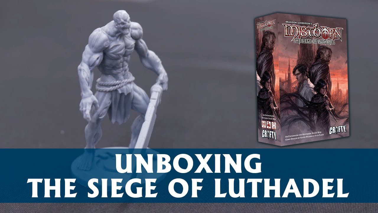 Siege of Luthadel unboxing (expansion for Mistborn: House War) - YouTube