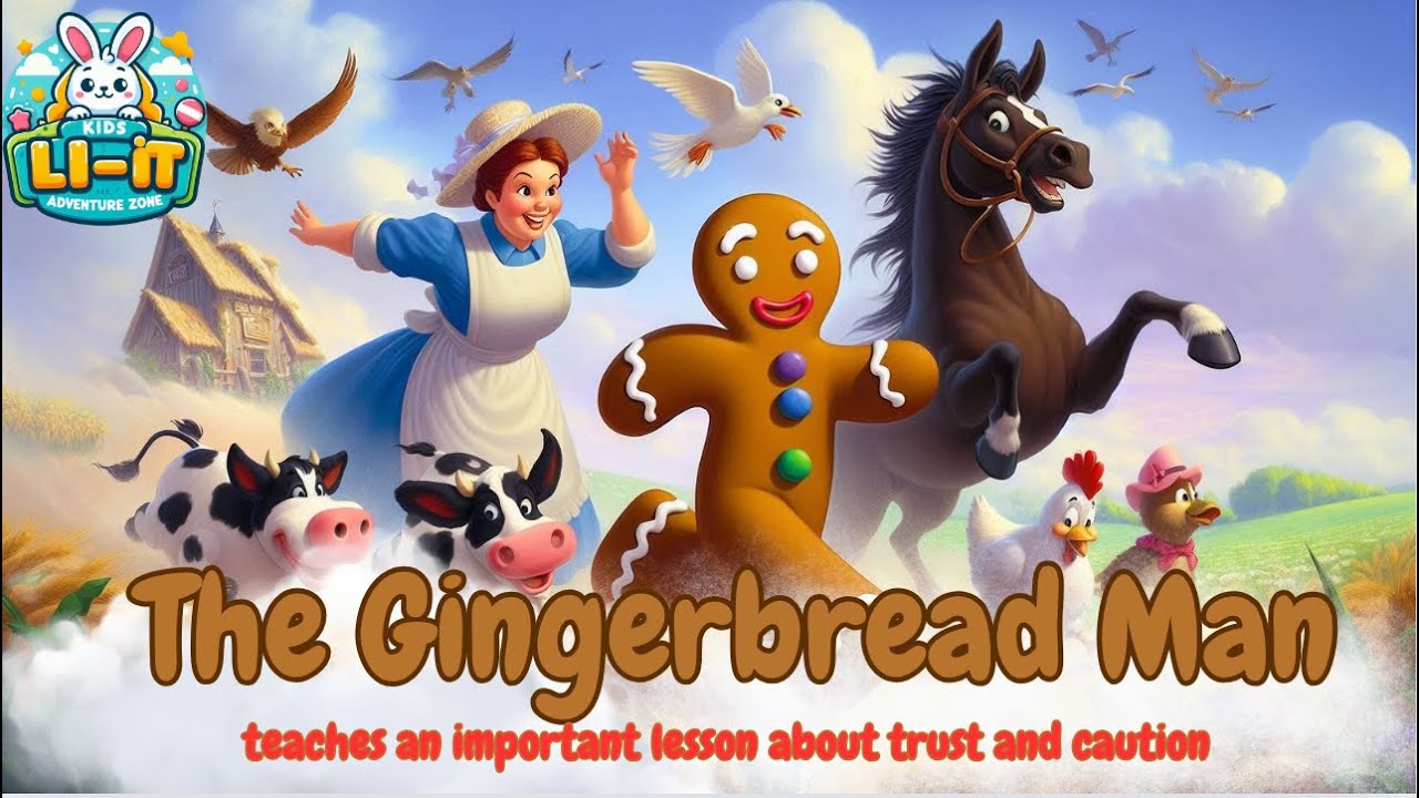 The Gingerbread Man's Great Escape 🍪 | Fun & Magical Adventure Story ...