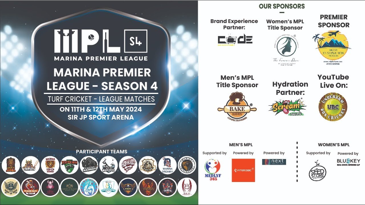 MARINA PREMIER LEAGUE - SEASON 4 - TURF 3 - FINAL DAY - LIVE ON UBC ...