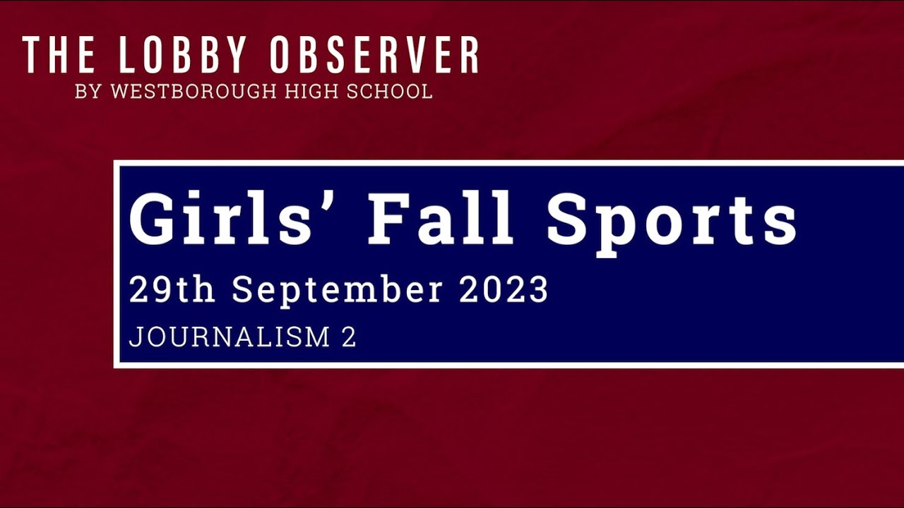 Girls' Fall 2023 Sports at WHS: Journalism 2 - YouTube
