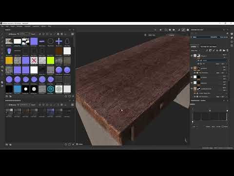 32 Substance 3d Painter - Planar Projection Stains - YouTube