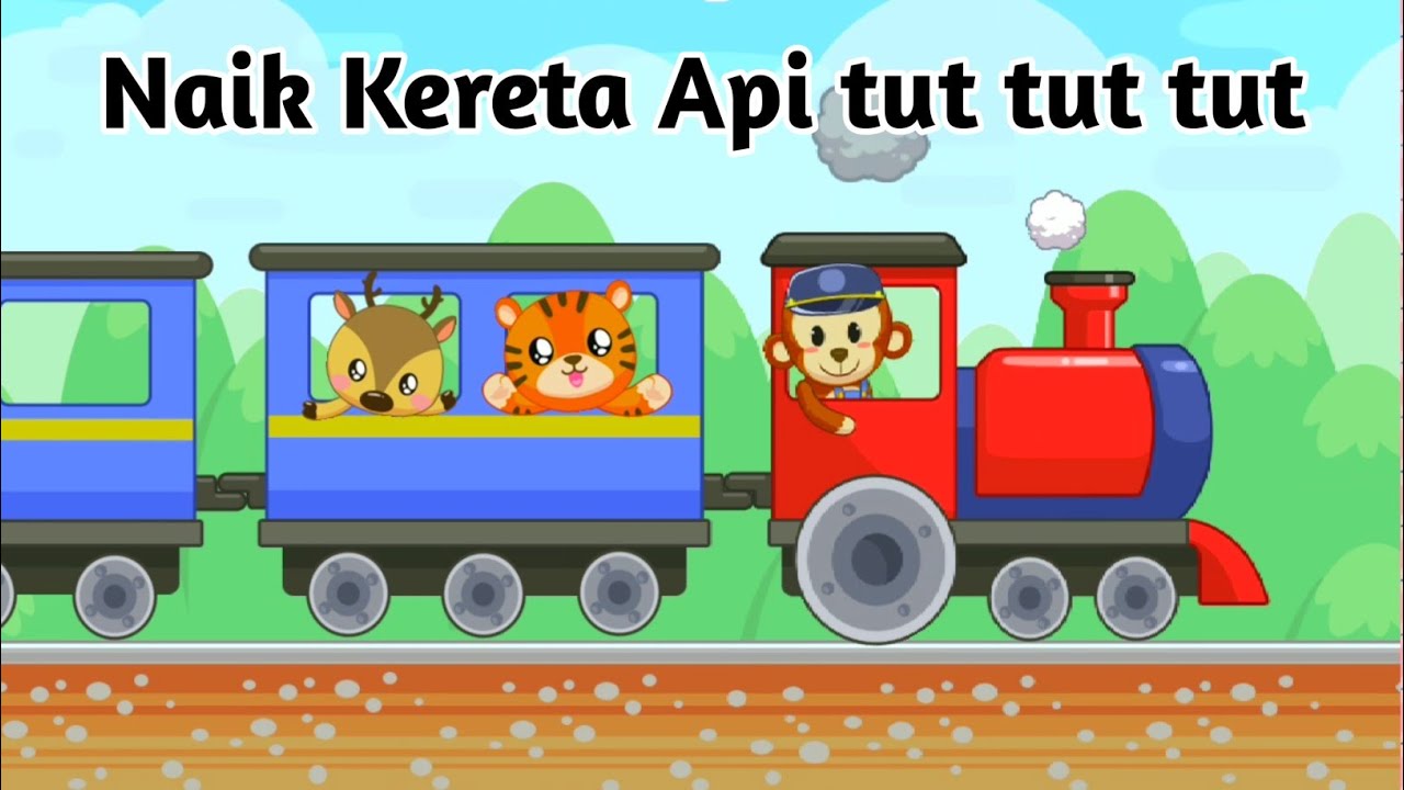 Lagu anak anak lucu | naik kereta api tut tut tut | Lagu anak indonesia ...