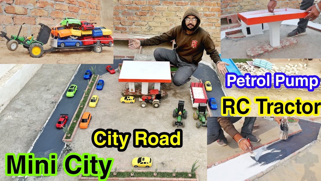 Diy Mini City For Tractor Models @MrPenduCreator - YouTube