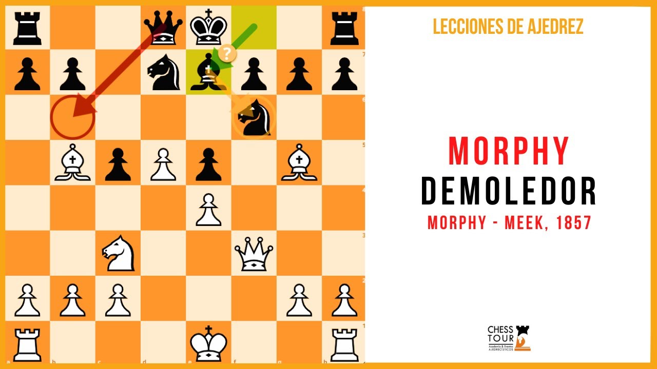 Lección de ajedrez: Morphy demoledor. Morphy - Meek, 1857 - YouTube