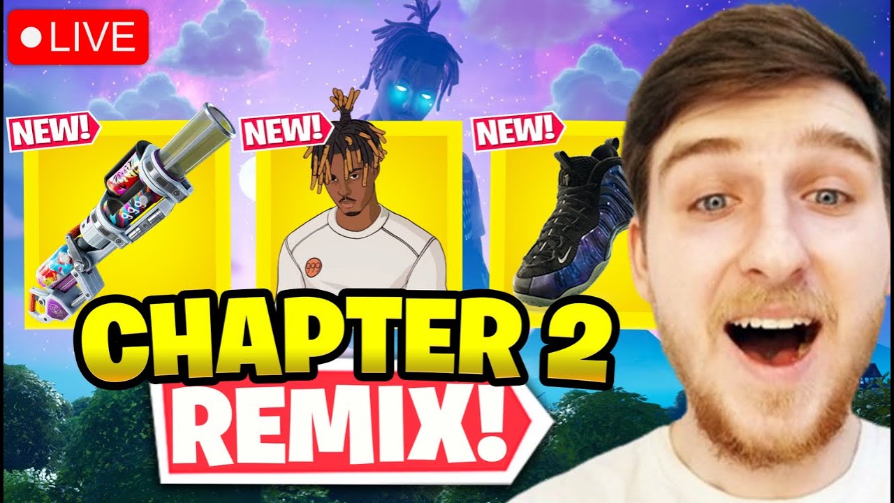 🔴LIVE - ZERO BUILD DOMINATION! (Juice WRLD Update) | Use Code ...