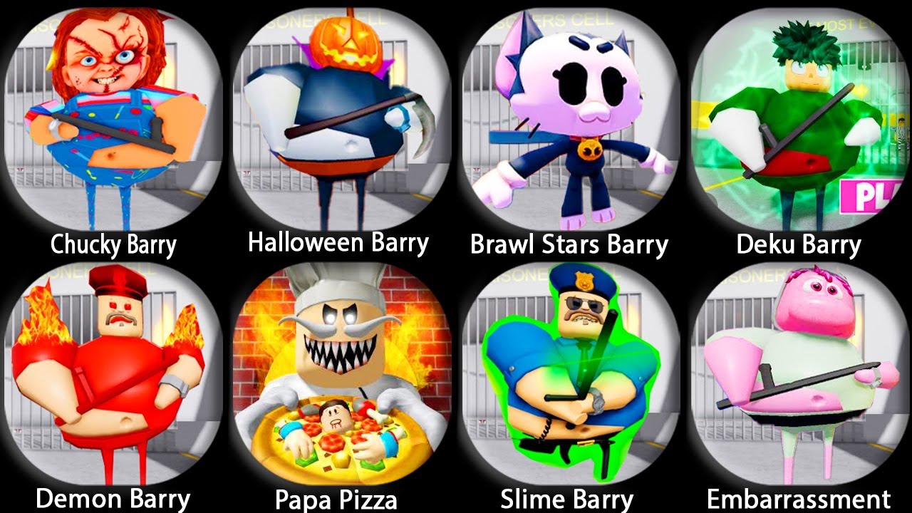 🎃NEW! Chucky Barry Prison Run,Update Halloween Barry,Brawl Stars Barry ...