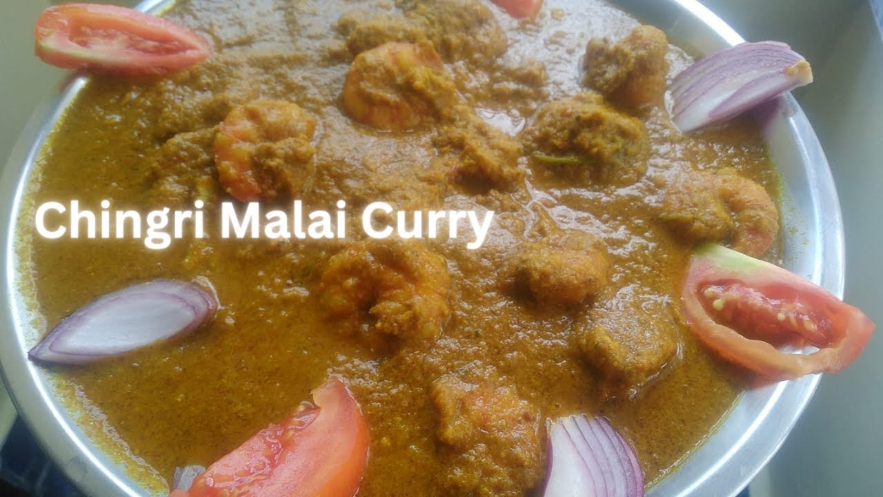 Chingri Maach er Malai Curry | Prawn Fish Creamy Curry - YouTube