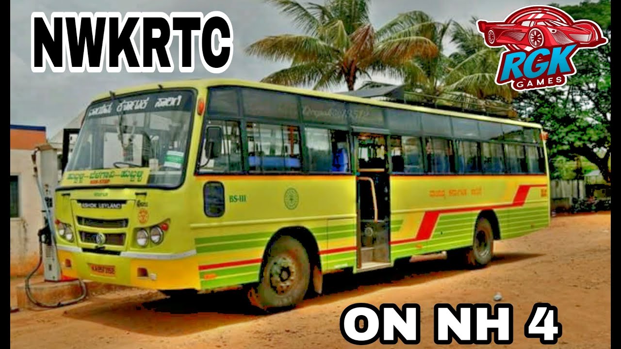 NWKRTC BUS # MIDDLE DOOR # ON NH 4 - YouTube