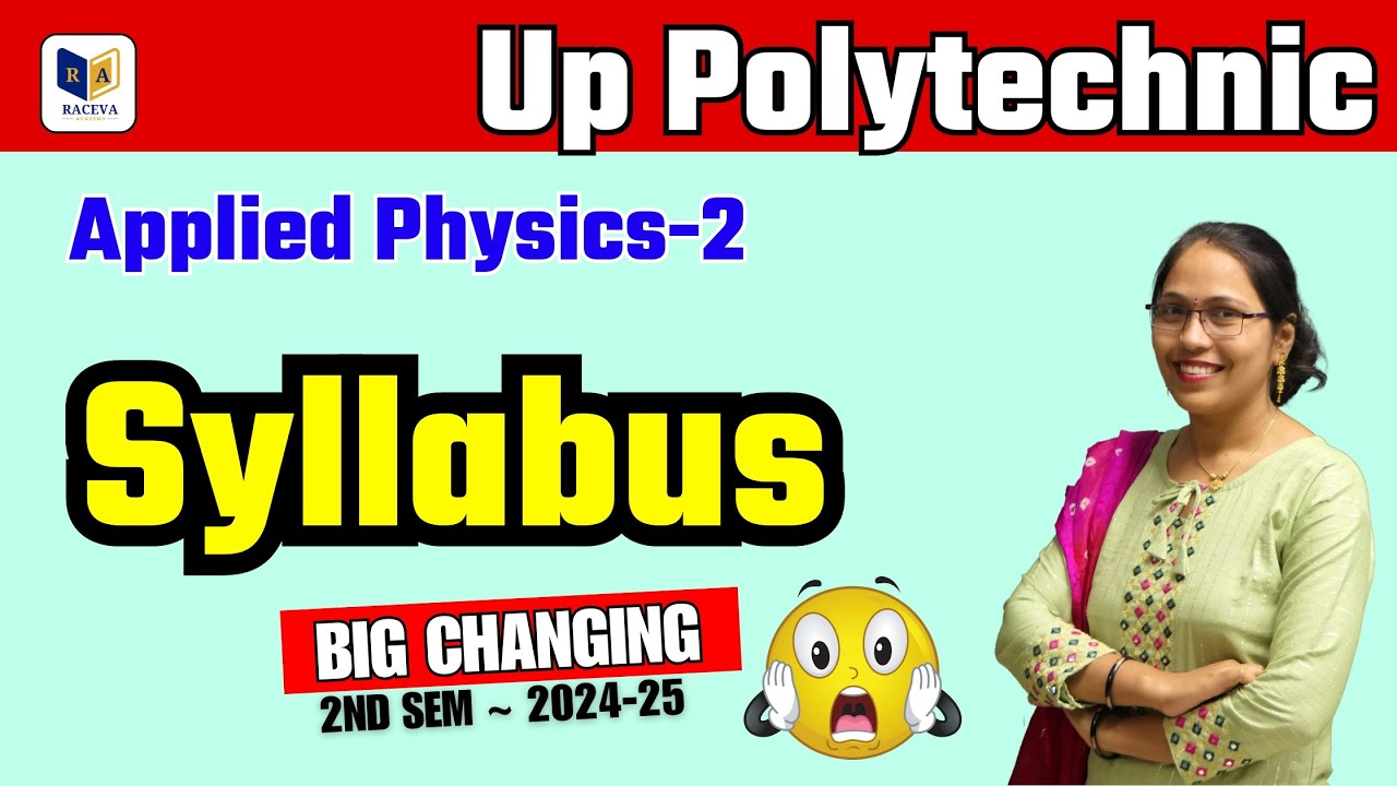 applied physics 2 syllabus | new syllabus of applied physics 2 for up polytechnic 2nd semester ...