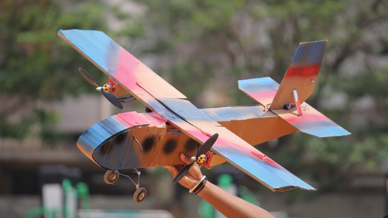 How to make a Airplane - RC Aeroplane - US Military Airplane - YouTube