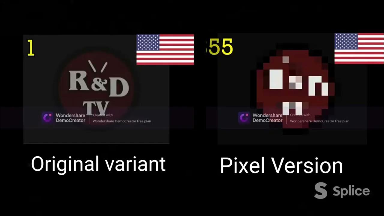 Variations of the R&D TV Logos - YouTube