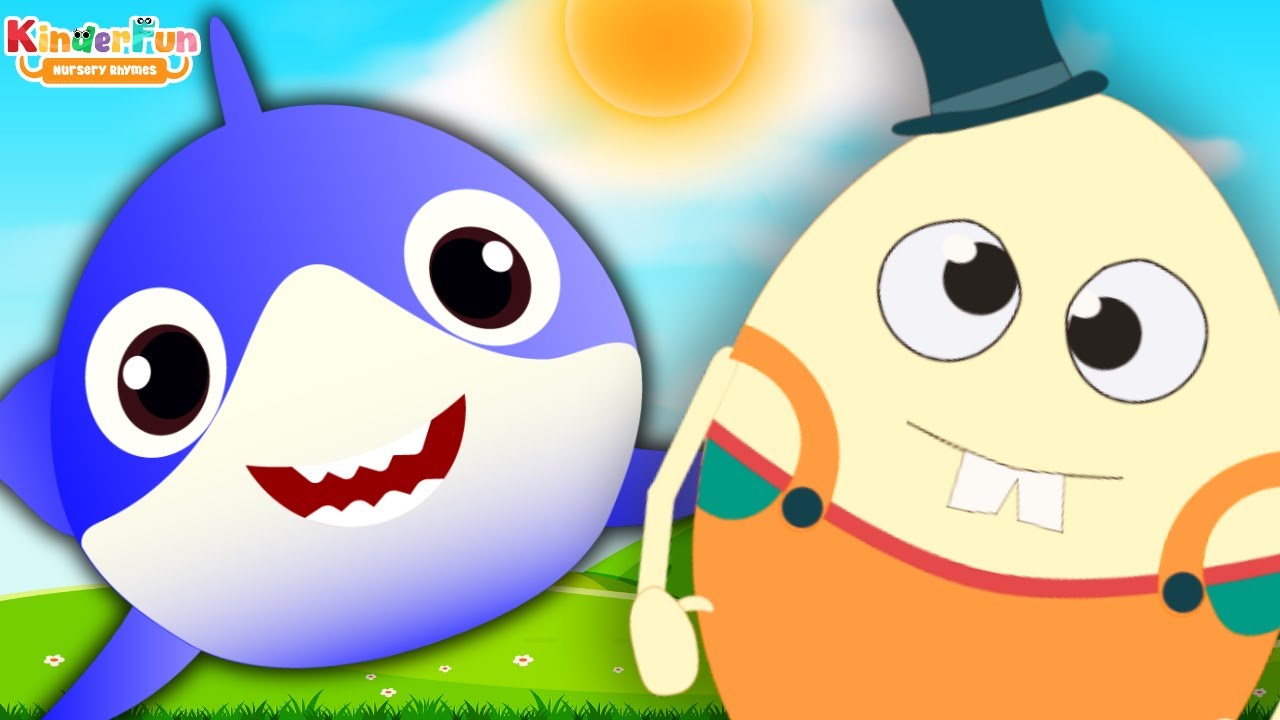 𝐊𝐢𝐝𝐬 𝐒𝐨𝐧𝐠𝐬 & 𝐍𝐮𝐫𝐬𝐞𝐫𝐲 𝐑𝐡𝐲𝐦𝐞𝐬 Baby Shark VS Humpty Dumpty And More Rhymes ...
