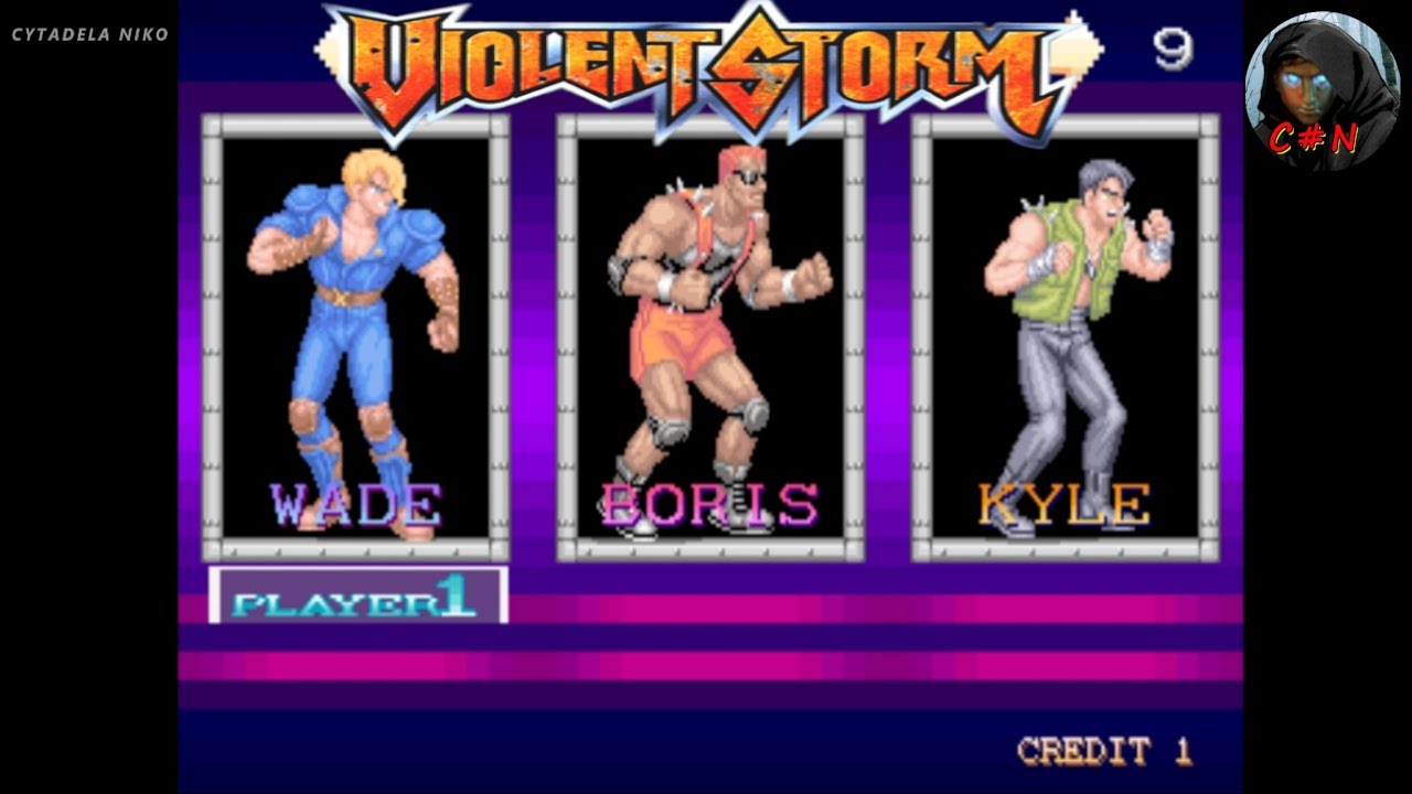 VIOLENT STORM, ARCADE GAME -KONAMI 1993. VIOLENT STORM, bijatyka PC ...