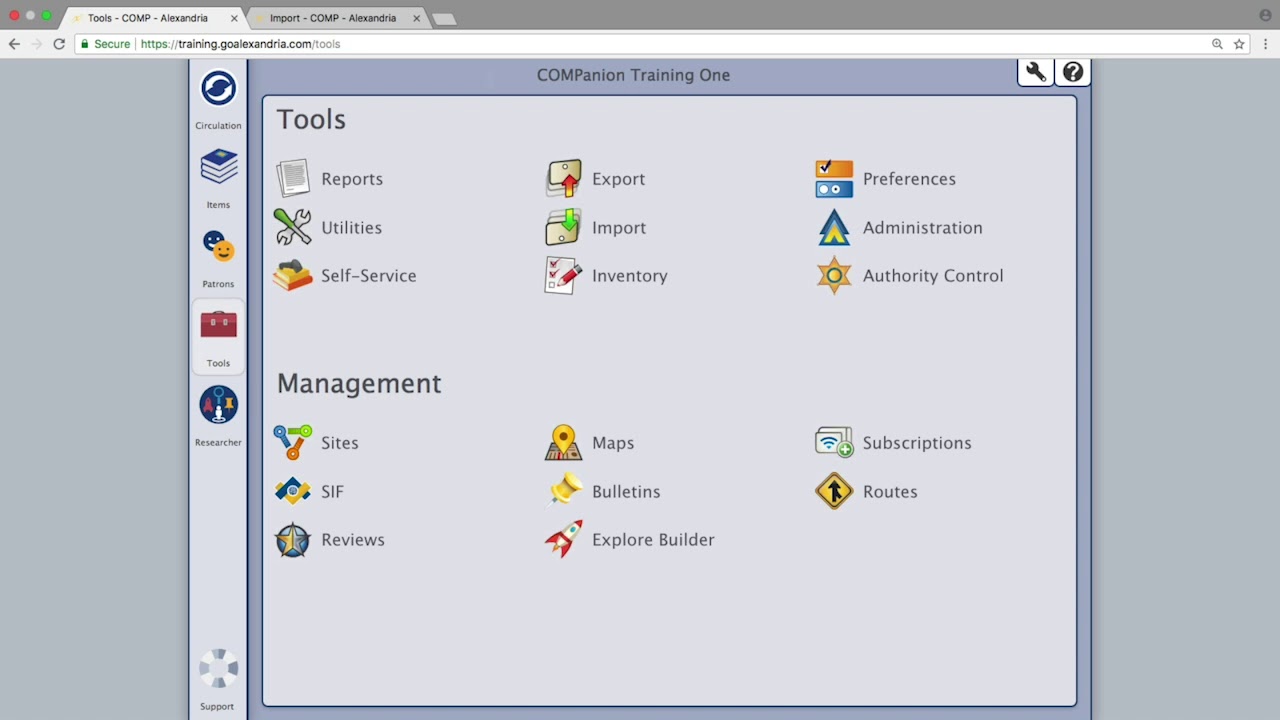 Alexandria University: Importing Patrons - YouTube
