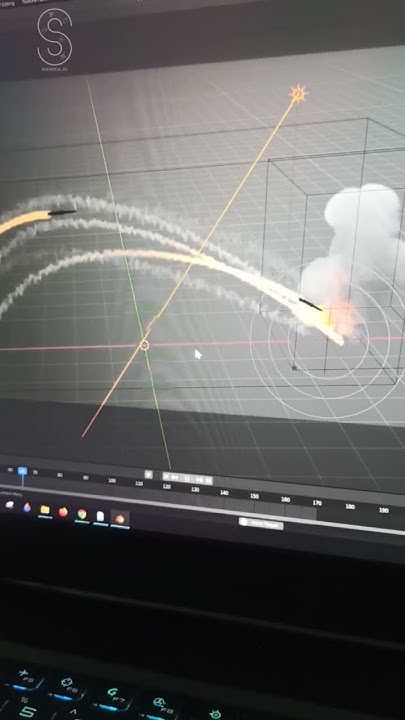 Exploding Missiles Motion 3d blender - YouTube