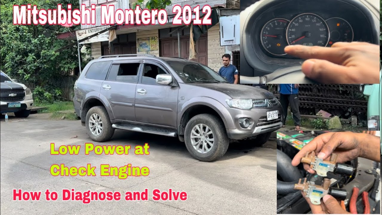 Mitsubishi Montero Low Power Check Engine how to Diagnose and Solve - YouTube