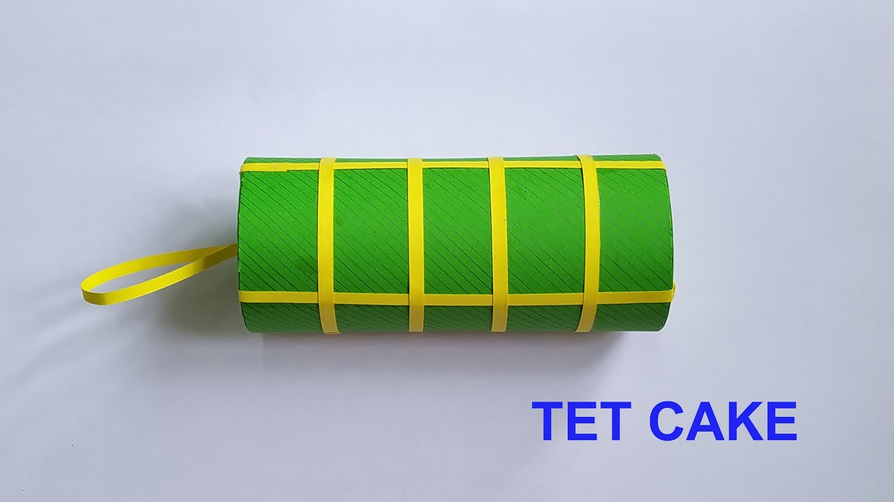 How To Make Tet Cake Paper | Tét Cake | Paper Craft - YouTube