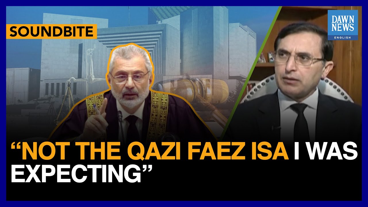 Not The Qazi Faez Isa I was expecting, says PTI’s Barrister Gohar Ali ...