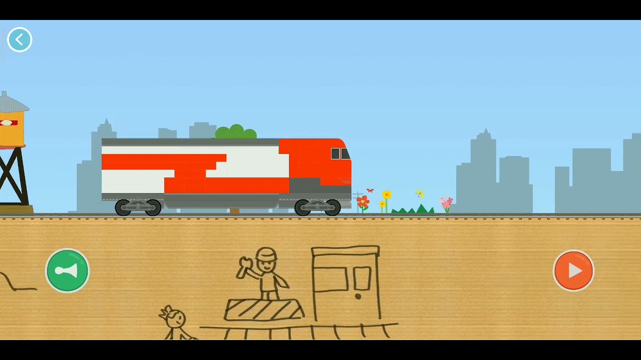 tutorial/cara membuat kereta comuner train labo lado brick train part 3 ...