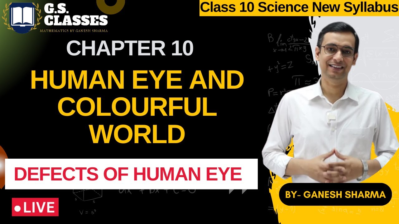 Human Eye And Colourful World [Part-2] | Class 10 Science | Gs Classes ...
