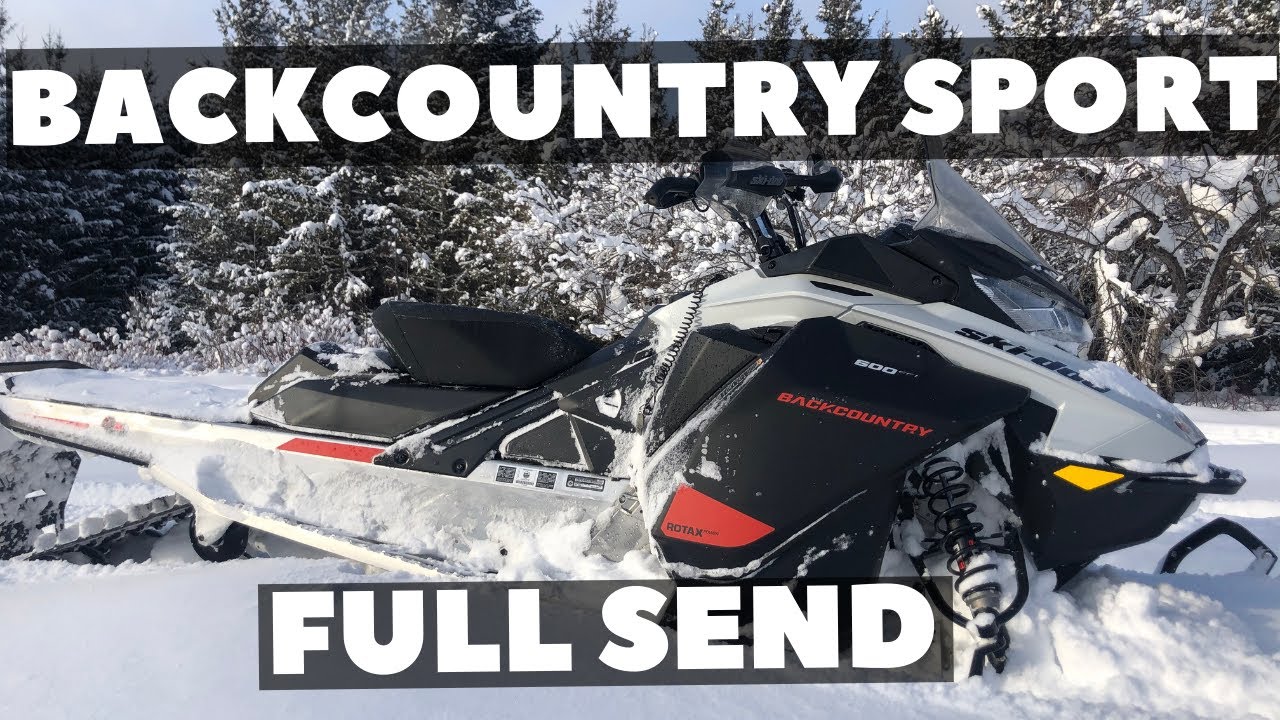 FULL SEND Hill climb on Ski-Doo Backcountry Sport 600 EFI 2021 - YouTube